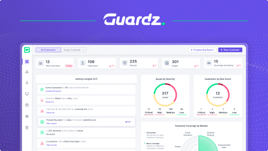 What’s New in Guardz ( Security Control Centre, Prospecting Report Redesign & more) | Guardz.com